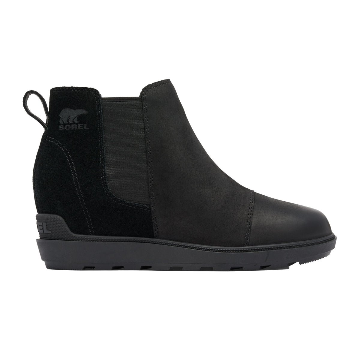 Sorel Evie II Chelsea Boot (Women) - Black/Sea Salt – The Heel Shoe Fitters
