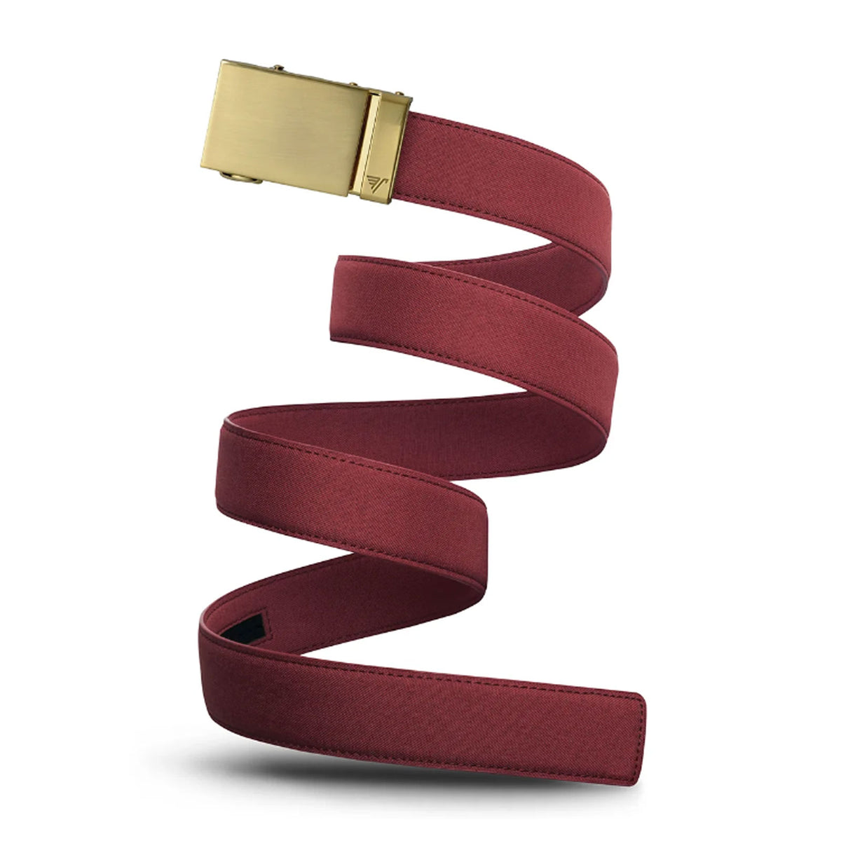 Mission Belts Gold 40 Belt (Men) - Sangria Red Canvas – The Heel Shoe ...