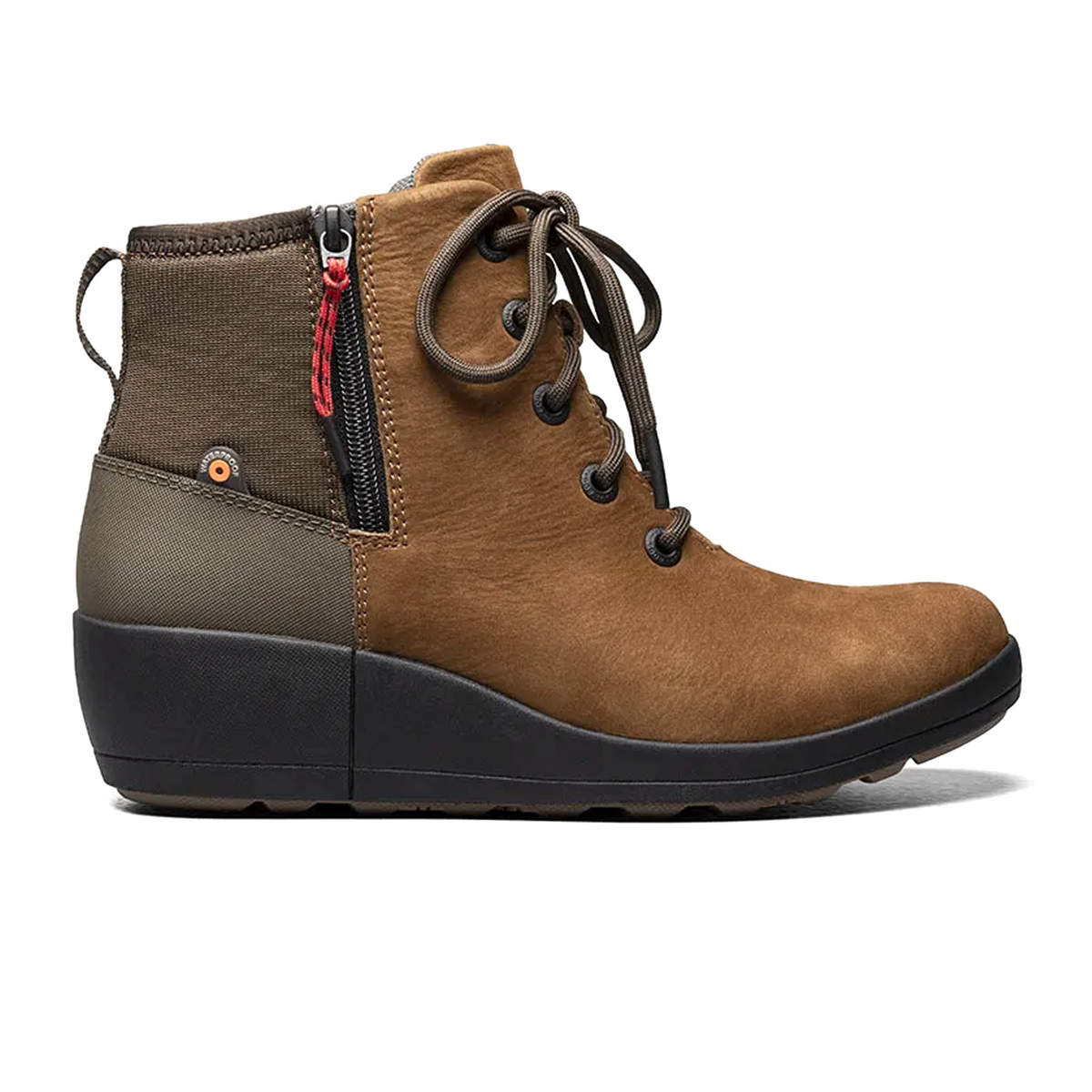 Bogs Vista Rugged Lace Waterproof Ankle Boot (Women) - Cognac Multi ...