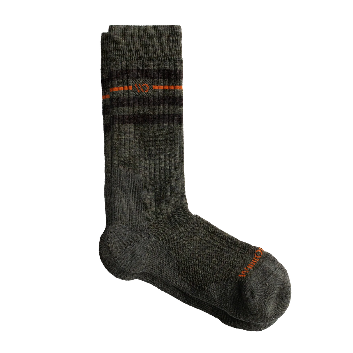 Wide Open Vintage Stripe Cushioned Crew Sock (Men) - Forest – The Heel ...