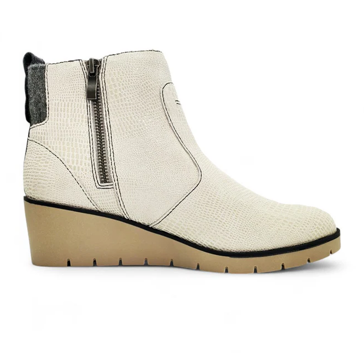 Revere Amarillo Bootie (Women) - Oyster Lizard – The Heel Shoe Fitters