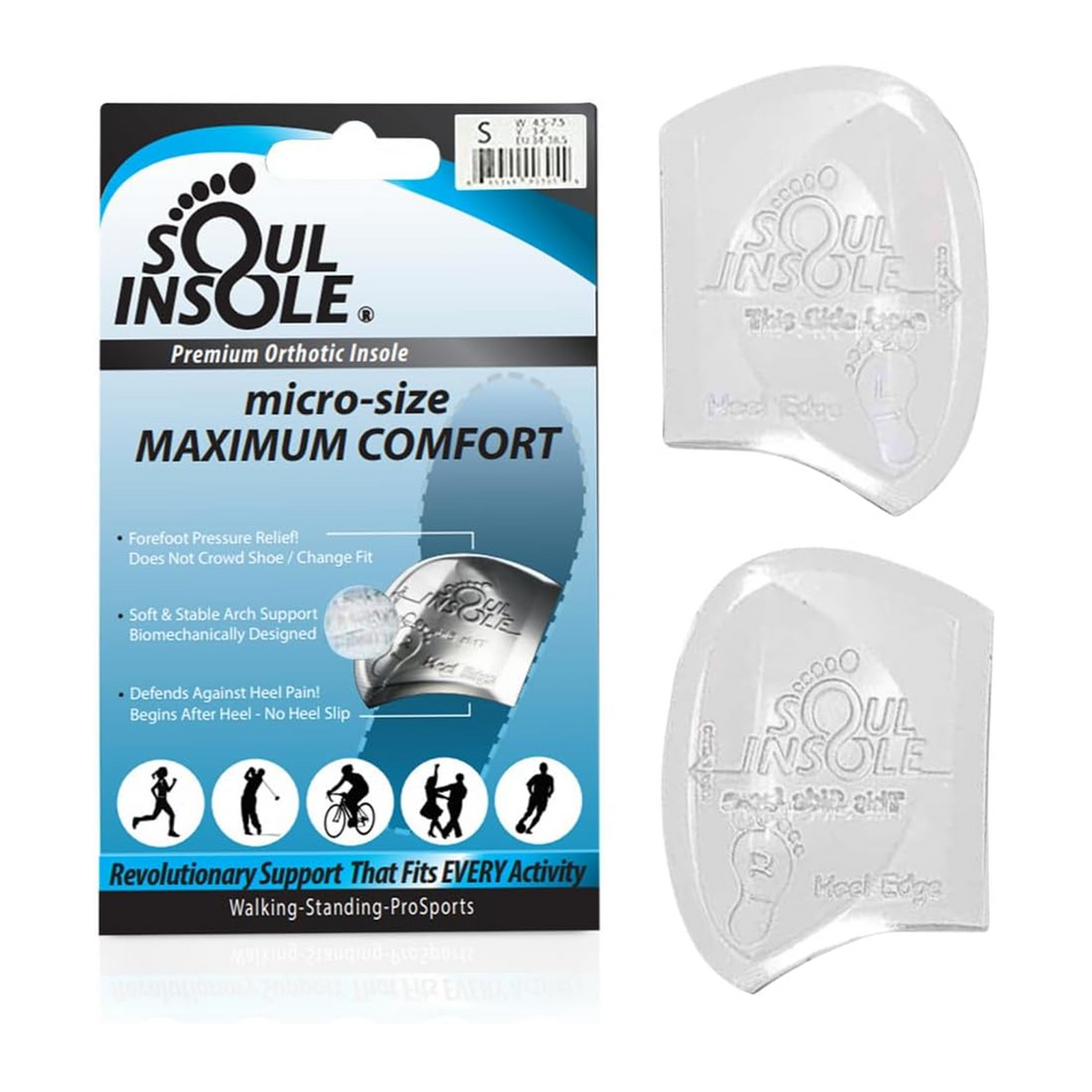 Soul Insole Shoe Bubble Micro Size Orthotic – The Heel Shoe Fitters