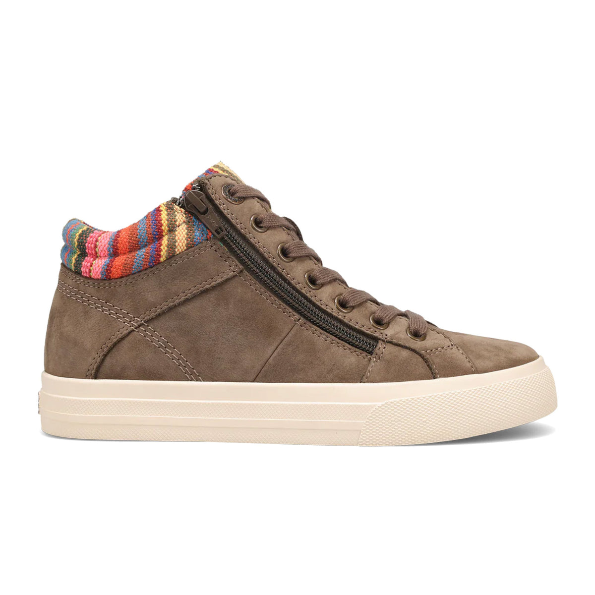 Taos Winner Mid Top Sneaker (Women) - Dark Taupe Multi – The Heel Shoe ...